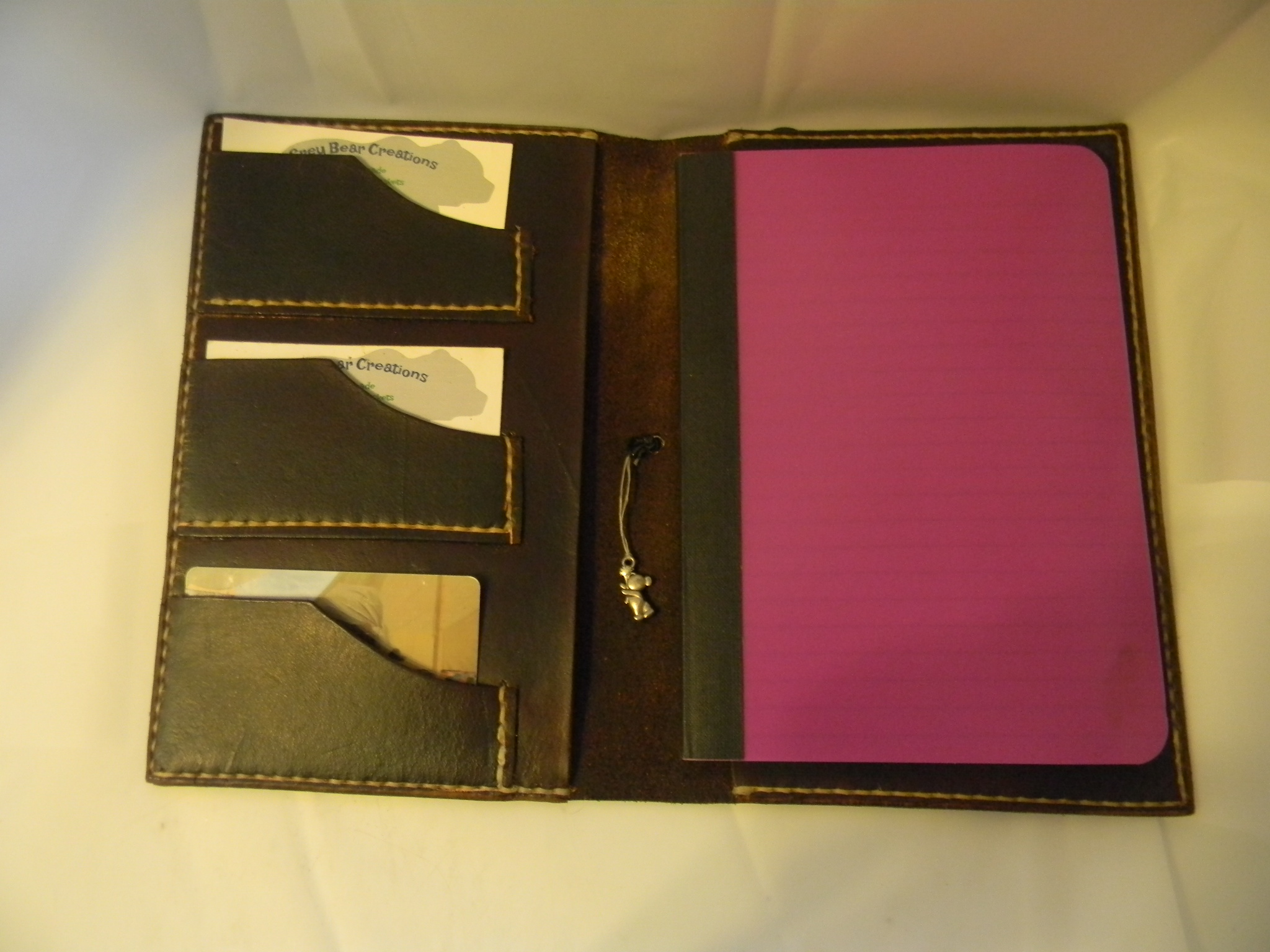 Dark Brown Notebook Cover - Simoncic Leather